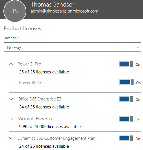 Power BI starting a trial – CRM Keeper