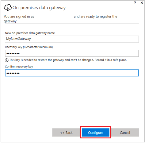 On-Premise Data Gateway setup – CRM Keeper